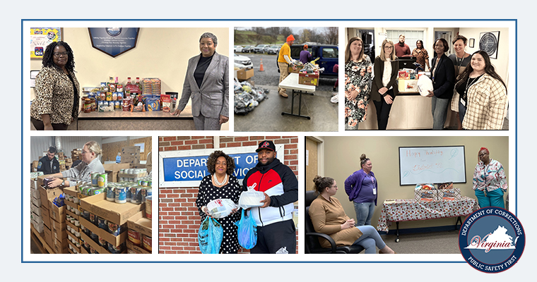 추수감사절을 맞아 환원하는 VADOC 시설 및 지구 — 버지니아 교정국 (Virginia Department of ...